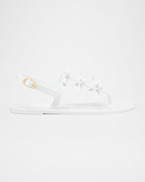 Stuart Weitzman Island Patent Slingback Espadrille Sandals | Neiman Marcus