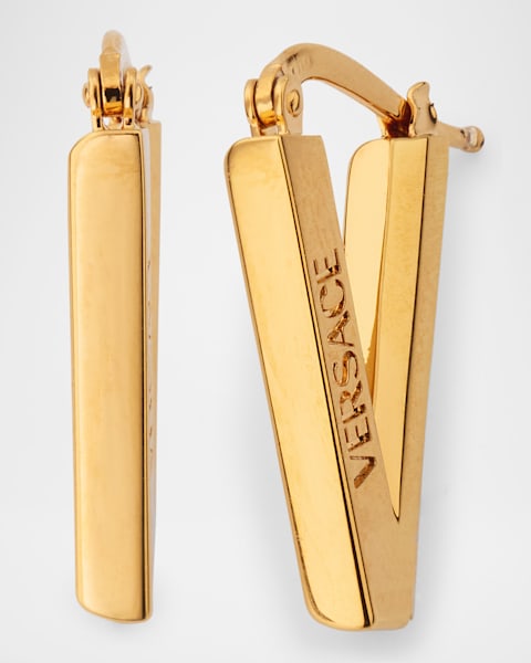 Versace Greca and Medusa Drop Earrings | Neiman Marcus