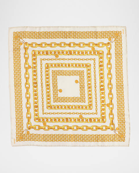 Bindya Accessories Sheer Evening Scarf With Metallic Stripe Border ...