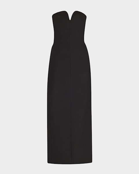 Retrofete Adele Ruched Strapless Maxi Dress | Neiman Marcus