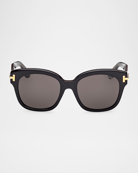 Jimmy Choo Glittery Acetate Cat-Eye Sunglasses | Neiman Marcus