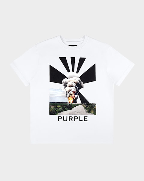 PURPLE Men's Jersey Logo T-Shirt | Neiman Marcus