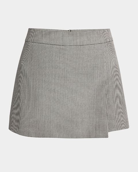 pinkfilosofy Spectrum Wrap Mini Skort | Neiman Marcus