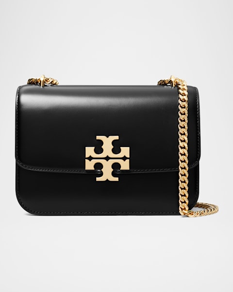 Tory Burch Charlie Small Leather Shoulder Bag | Neiman Marcus