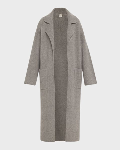 Vince Belted Long Wool-Blend Coat | Neiman Marcus