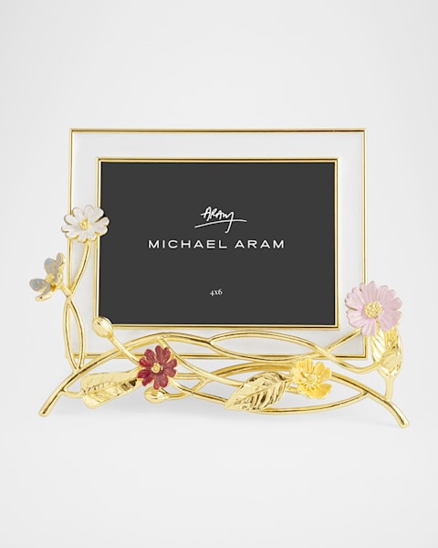 Michael Aram Wildflowers Picture Frame, 5" x 7" | Neiman Marcus