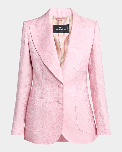 Etro Blossom Paisley Quilted Jacket | Neiman Marcus