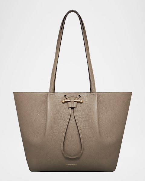 Loro Piana Ghiera Large Grained Nubuck Leather Shopper Tote Bag ...