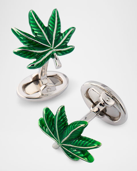Armenta Men's Sterling Silver Enamel Cufflinks | Neiman Marcus