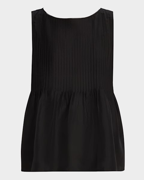 Theory Silk Straight Shell Top | Neiman Marcus