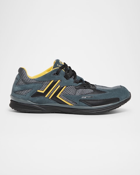 Lanvin Men's Meteor Colorblock Runner Sneakers | Neiman Marcus
