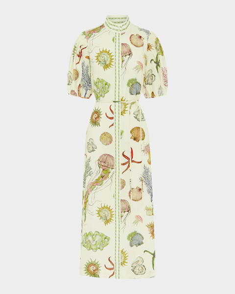 ALEMAIS Sea Mini Dress | Neiman Marcus