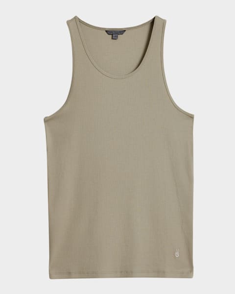 John Elliott Men's Campus Ribbed Tank top | Neiman Marcus