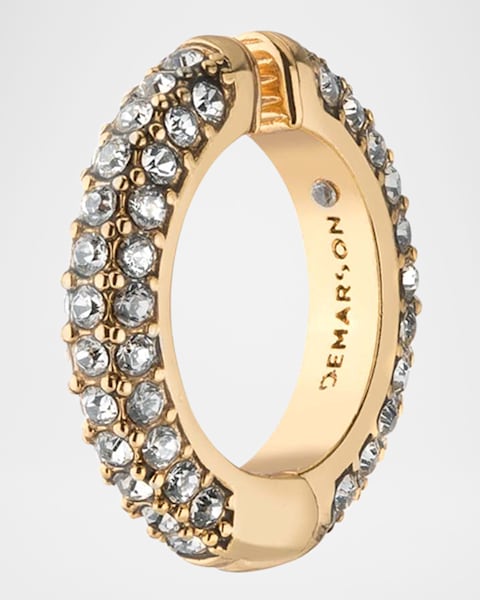 DEMARSON Mini Astra Two-Tone Hoop Earrings | Neiman Marcus