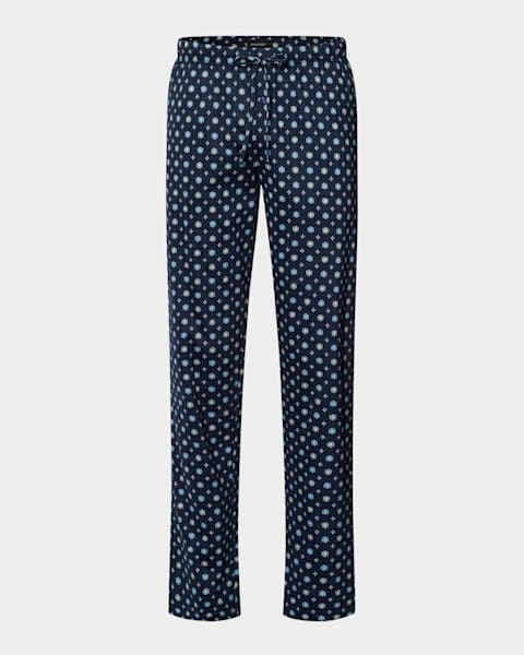 Hanro Men's Cozy Comfort Flannel Pajama Pants | Neiman Marcus