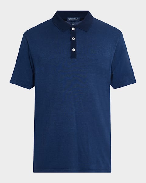 Peter Millar Men's Luck of the Irish Performance Jersey Polo | Neiman ...