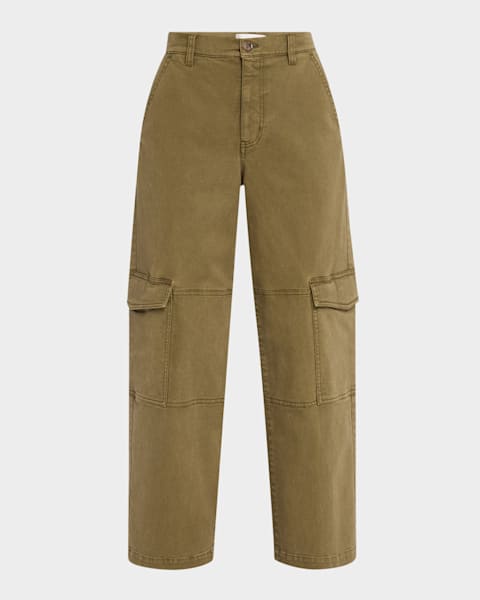 FRAME Pleated Wide-Leg Pants | Neiman Marcus