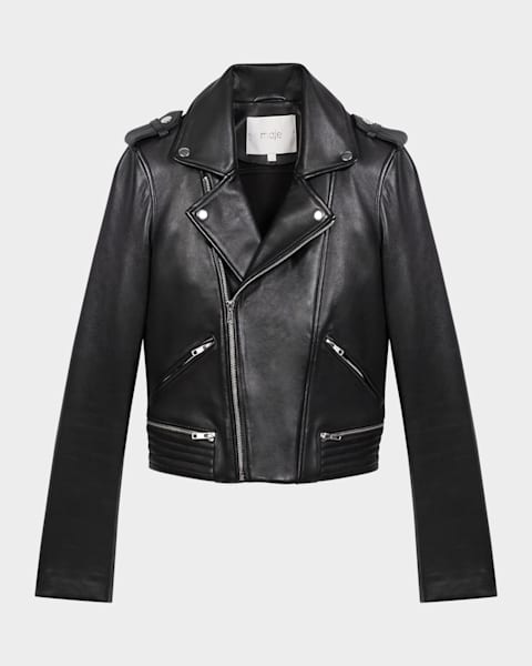 AS by DF Claude Recycled Leather Jacket | Neiman Marcus