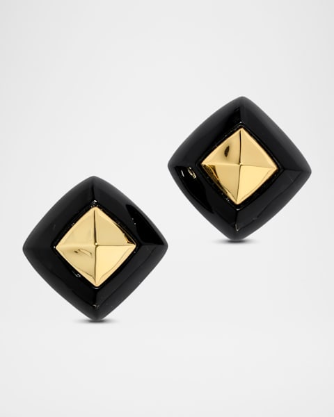 Alexis Bittar Lucite Front-Back Double Drop Earrings | Neiman Marcus