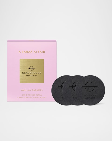 GLASSHOUSE FRAGRANCES Golden Car Diffuser with A Tahaa Affair ...