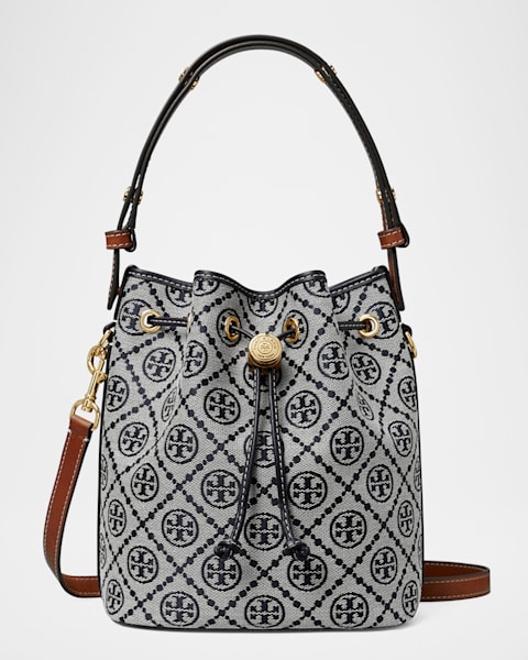 Tory Burch Robinson T Monogram Convertible Shoulder Bag | Neiman Marcus