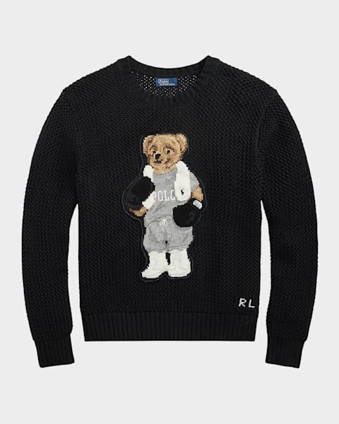 Polo Ralph Lauren Polo Bear Rollneck Sweater | Neiman Marcus