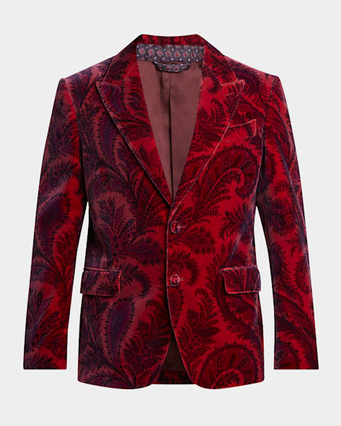 Etro Men's Paisley Evening Jacket | Neiman Marcus