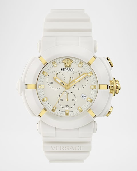 Versace Men's V-Chrono Classic Two-Tone Bracelet Watch, 45mm | Neiman ...