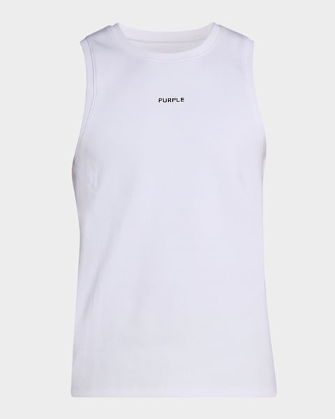 AGOLDE Men's Morris Ribbed Tank Top | Neiman Marcus