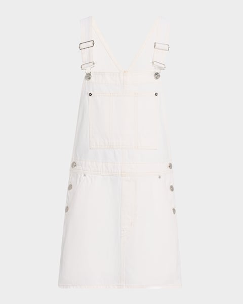 FRAME Belted Denim Shirtdress | Neiman Marcus