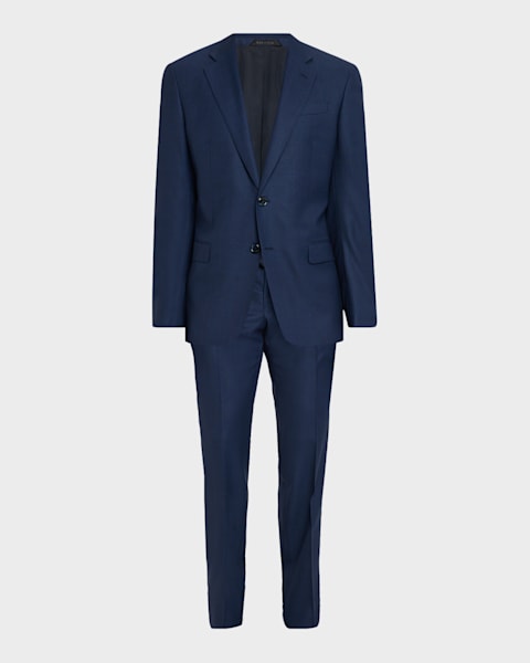 Loro Piana Men's Cotton-Wool Modern Fit Suit | Neiman Marcus