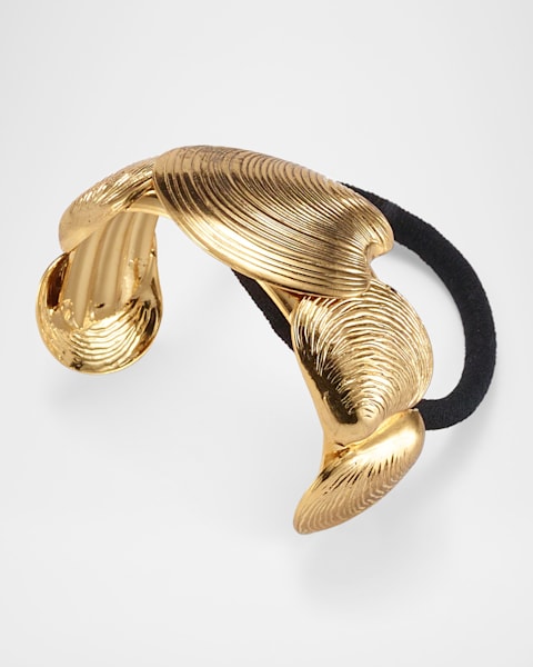 Lelet Ny Glossy Dome Brass Pony Cuff | Neiman Marcus