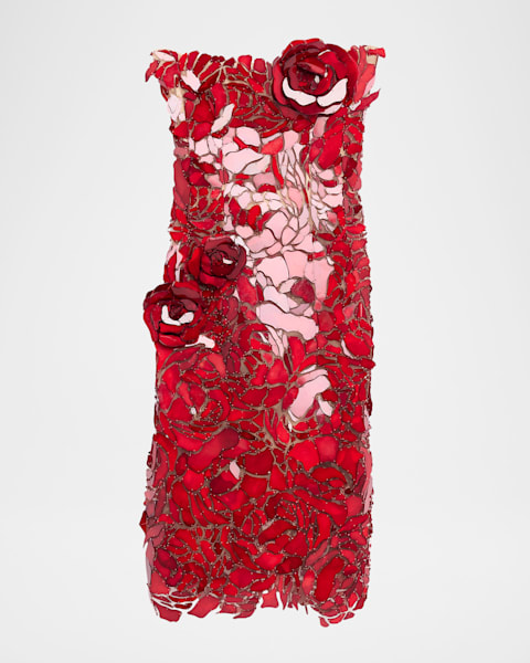 Retrofete Adele Ruched Strapless Maxi Dress | Neiman Marcus
