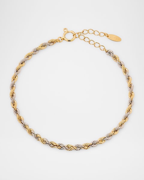 NEST Jewelry 22K Gold Rope Chain Bracelet with Magnetic Clasp | Neiman ...
