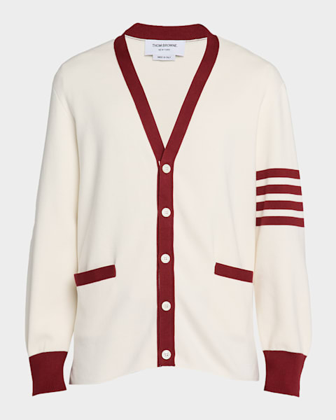 Burberry Men's Vintage Check Cardigan | Neiman Marcus