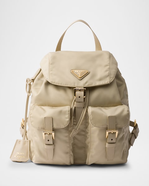 prada medium leather backpack