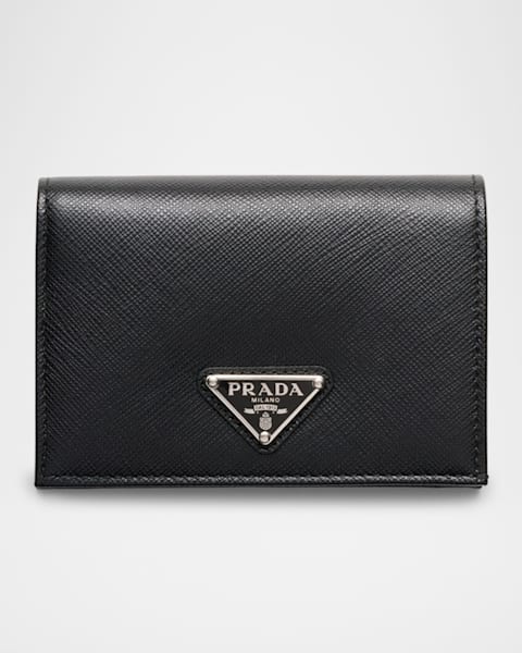 Madeline Mini Metallic Crystal Wallet with Chain | Neiman Marcus