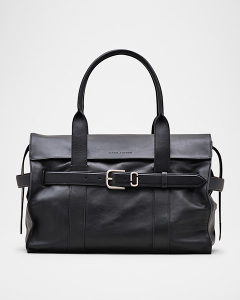 Toteme Belted Leather Tote Bag | Neiman Marcus