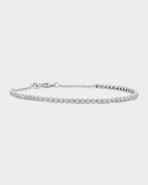 thin white gold bracelets