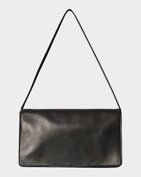 Tory Burch Charlie Small Leather Shoulder Bag | Neiman Marcus