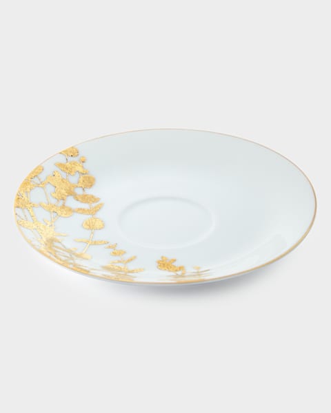Bernardaud Ecume Gold Saucer | Neiman Marcus