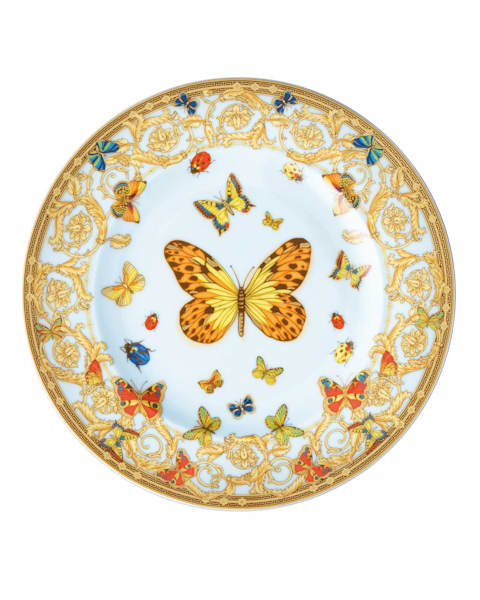 Versace Medusa Amplified Orange Coin Bread & Butter Plate | Neiman Marcus