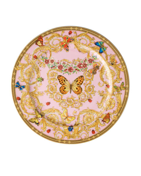Versace Butterfly Garden Modern Dinner Plate, 11" | Neiman Marcus