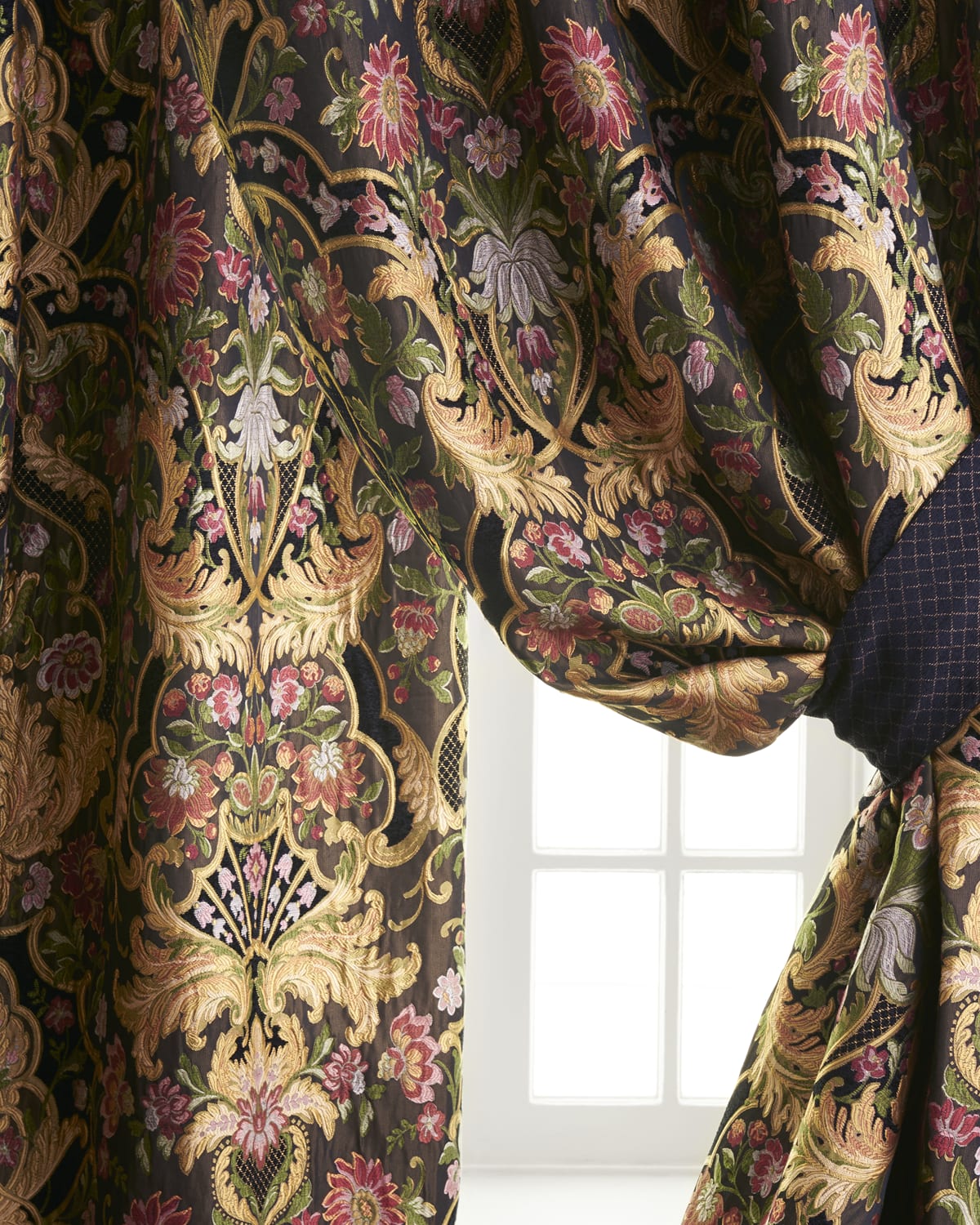 Austin Horn Collection Two 52"W x 108"L Charlotte Curtains | Neiman Marcus