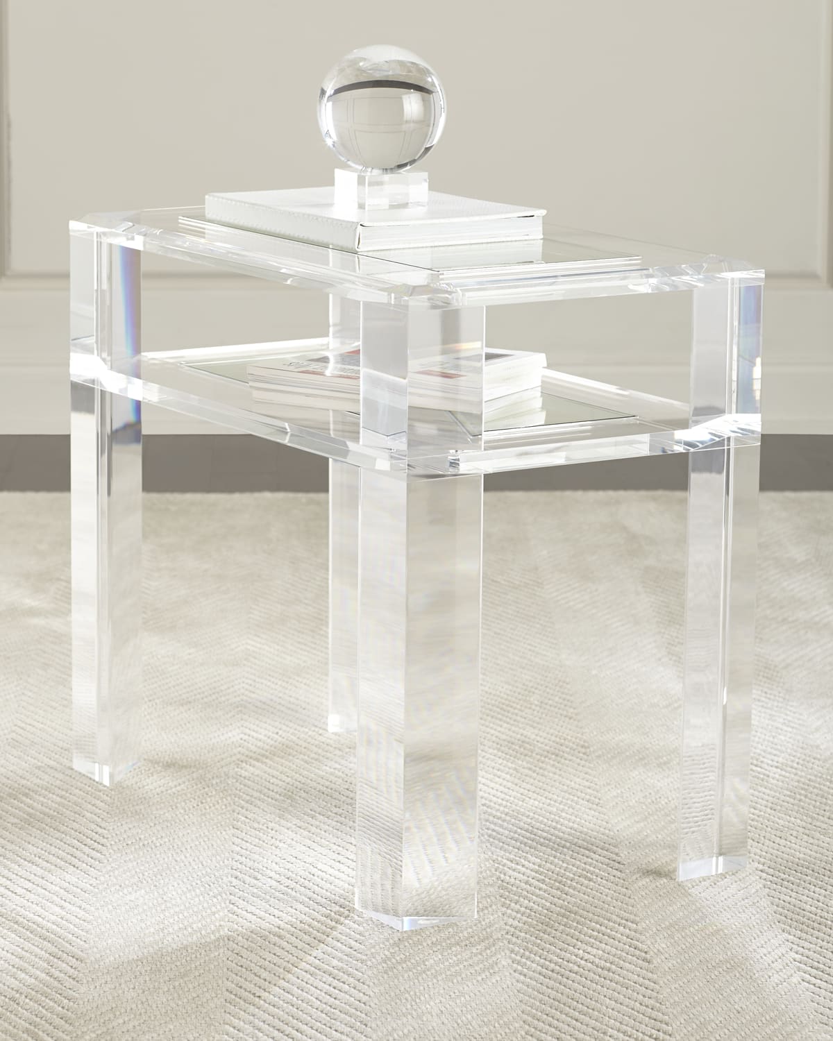 Interlude Home Surrey Acrylic Cocktail Table | Neiman Marcus