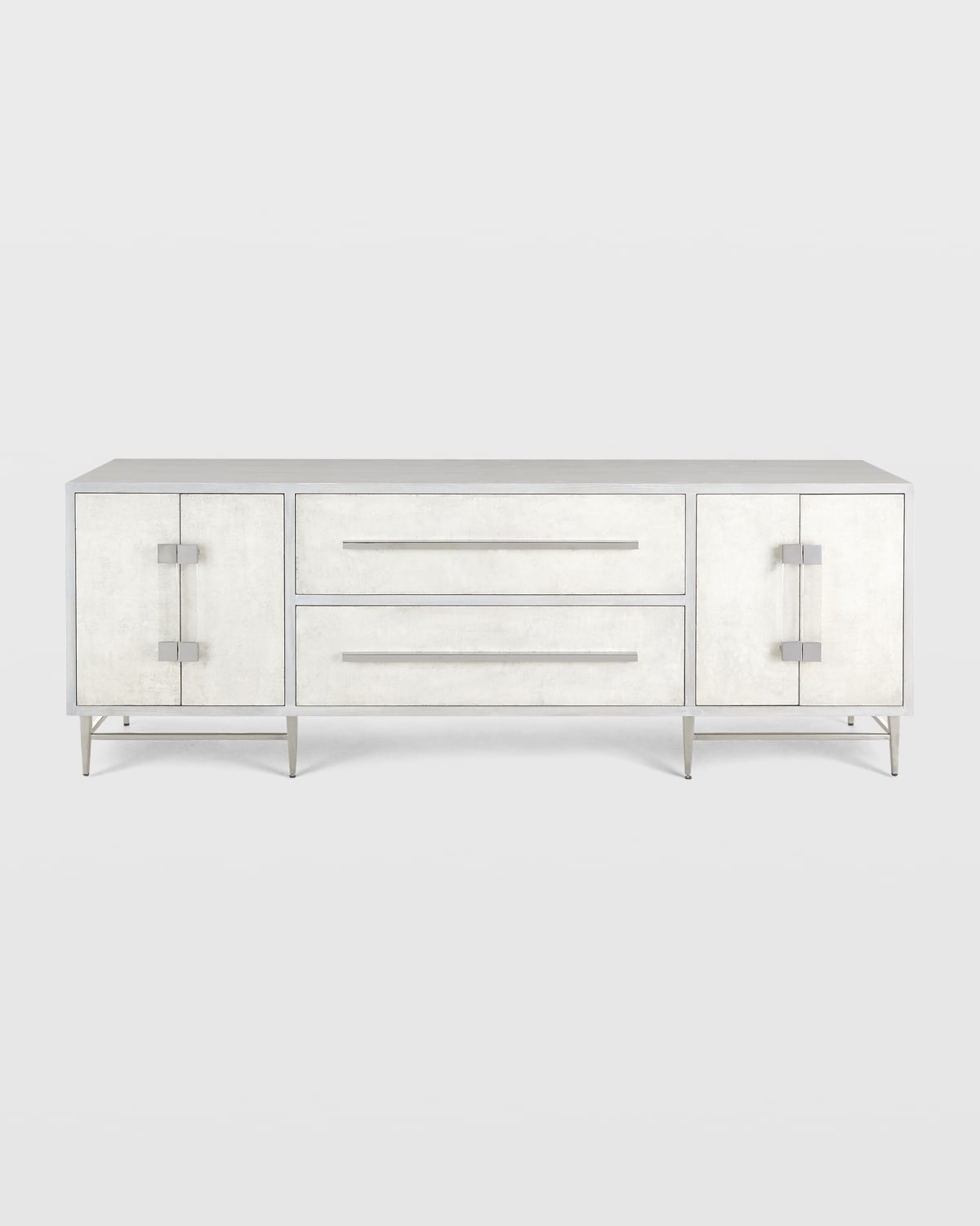 John-Richard Collection Kerri Linen Front Console | Neiman Marcus