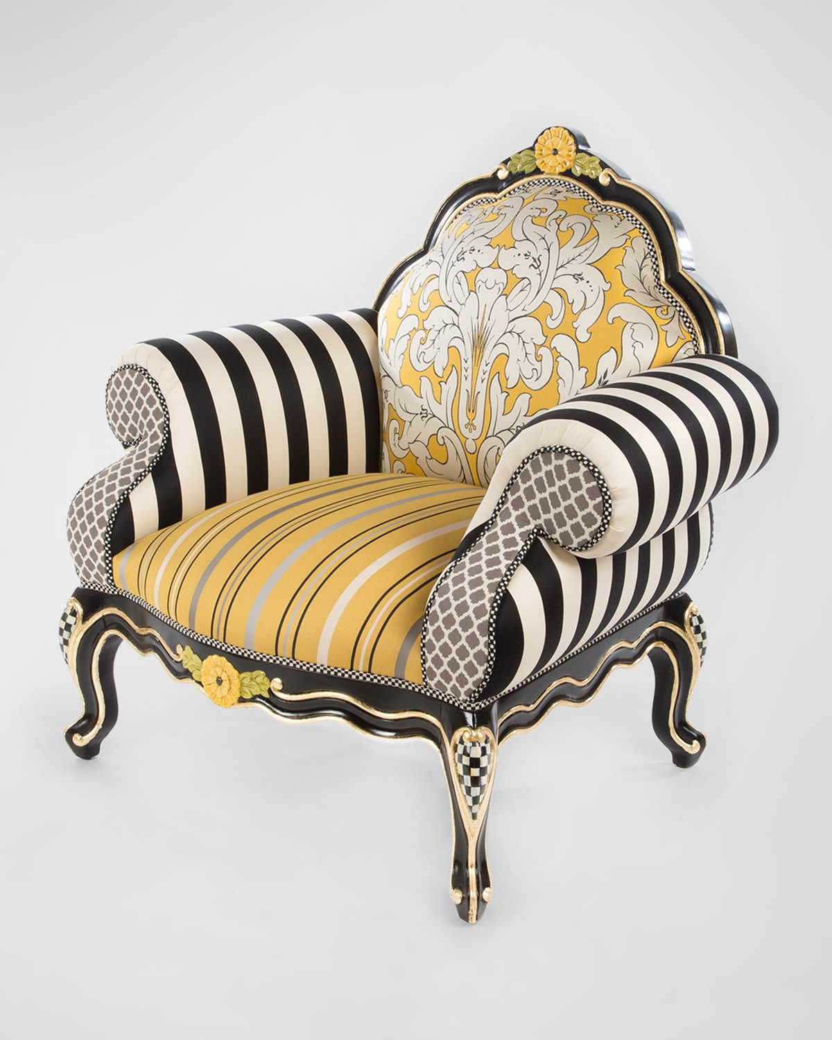 MacKenzie-Childs Queen Bee Side Chair | Neiman Marcus