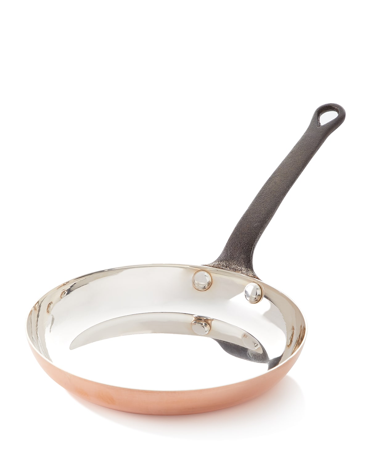 Duparquet Copper Cookware Solid Copper Saute Pan with Silver Lining ...