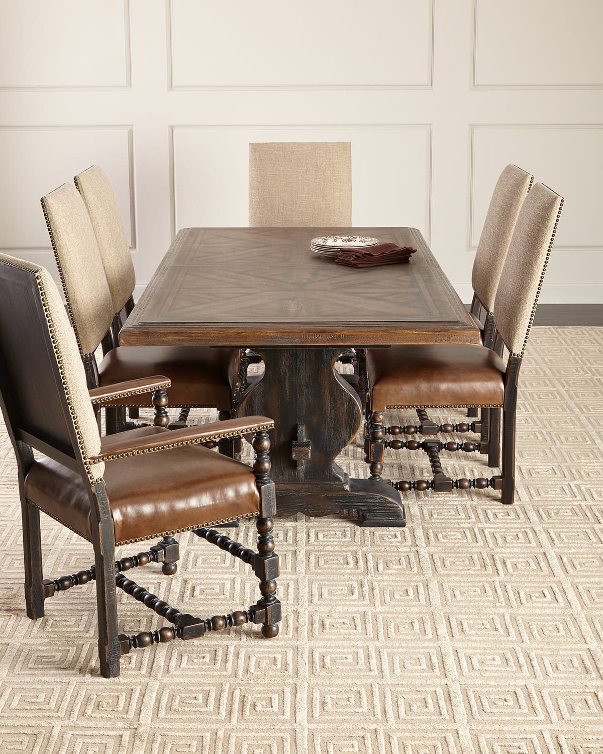 Four Hands Phalen Yukas Wood Dining Table | Neiman Marcus