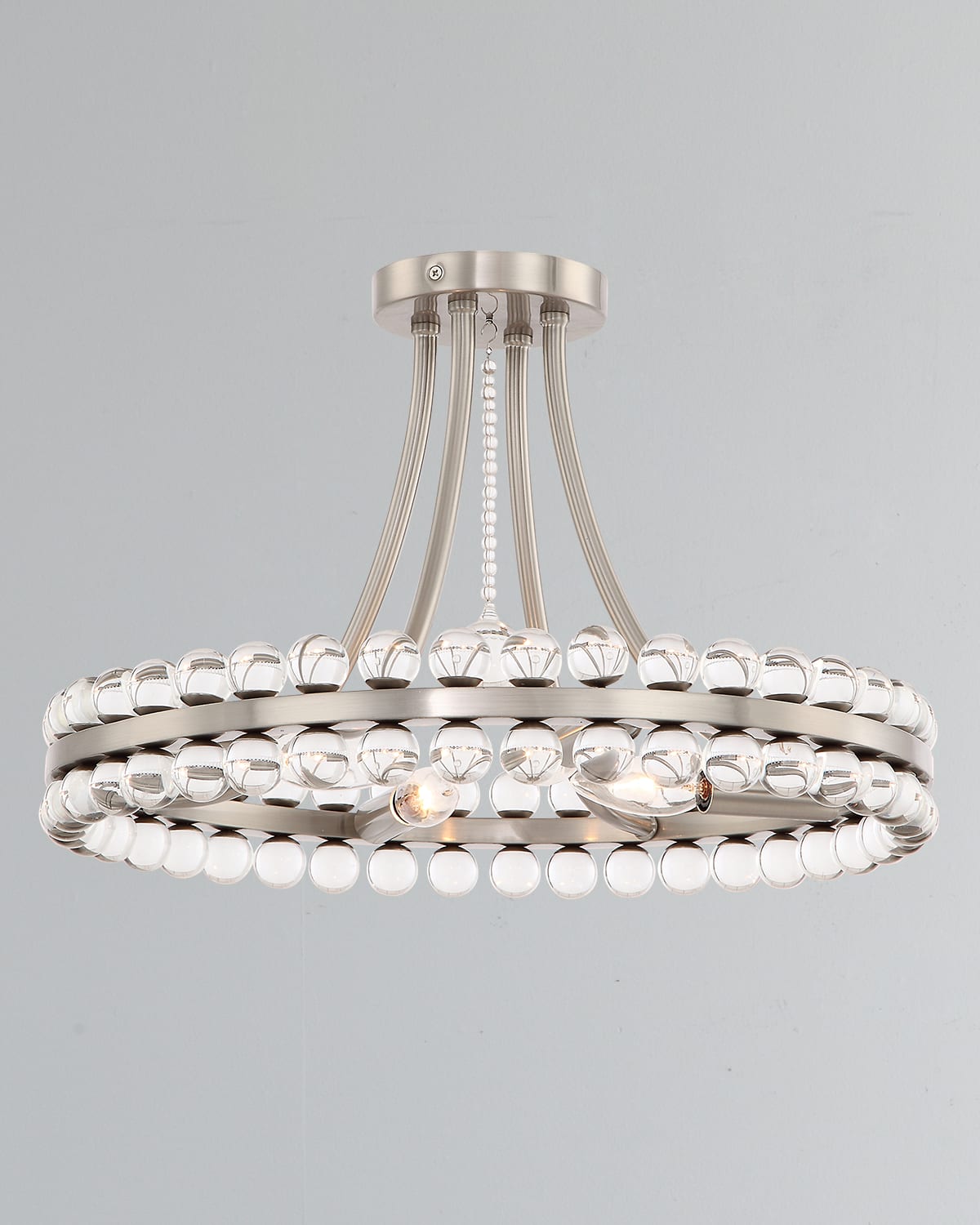 Crystorama 2-Light Crystal Ceiling Mount | Neiman Marcus